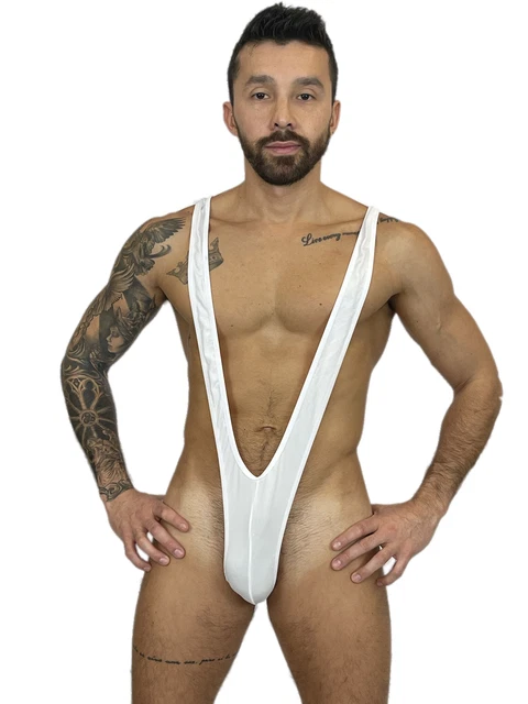 MANKINI MENS SEXY Borat Thong Bodysuit Costume White Sexy 27 96 mankini-mens-sexy-borat-thong-bodysuit-costume-white-sexy-27-96
