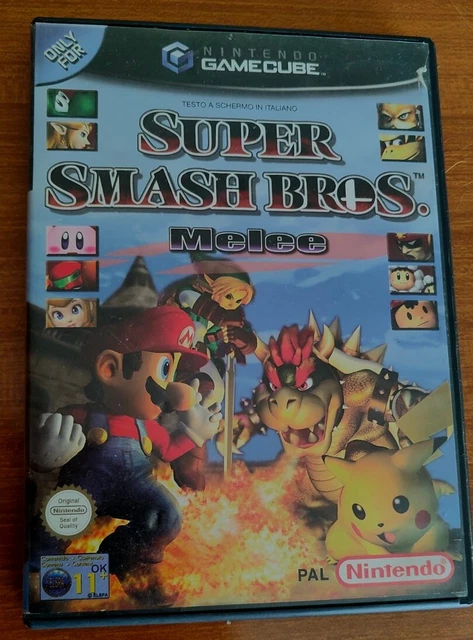 SUPER SMASH BROS. Melee Nintendo GameCube Usato Gioco in Italiano PAL ... SUPER SMASH BROS. Melee Nintendo GameCube Usato Gioco in Italiano PAL ...