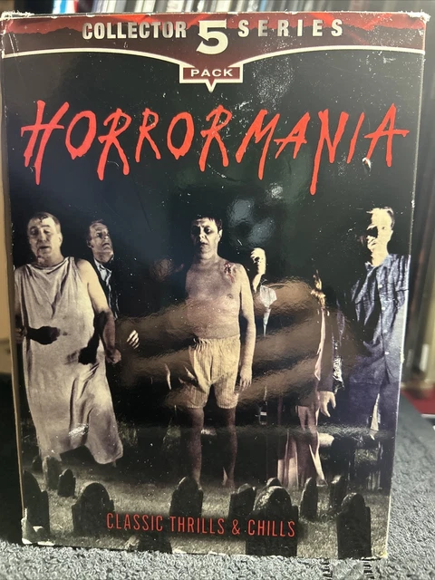 HORRORMANIA 5 COLLECTOR Series VHS Horror Movie Box Set Good Times 4 ...