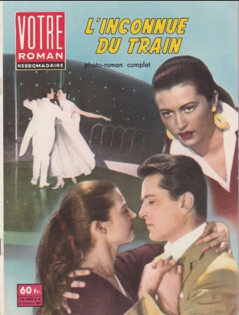 VOTRE ROMAN N° 40/1959 - L'Inconnue du Train, G. Mangano Emilio Pericoli EUR 12,95 - PicClick FR