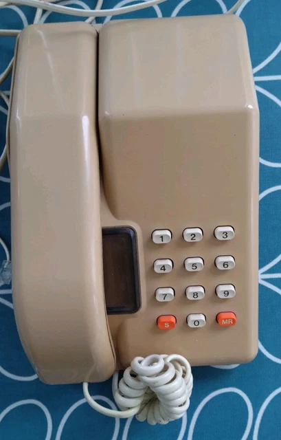 VINTAGE BRITISH TELECOM Telephone - Beige 1980's style £6.47 - PicClick UK