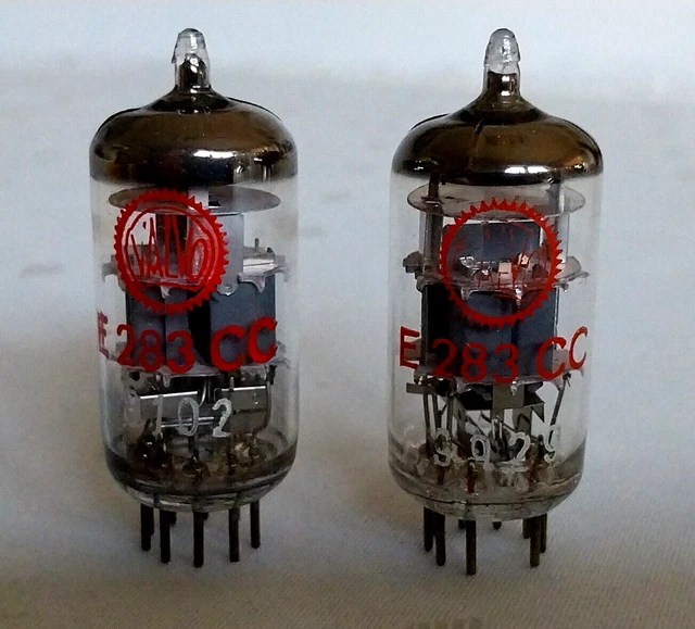 VALVO E283 CC Röhre triple mica Valvo E283 CC Audioröhre Tube Valve ...