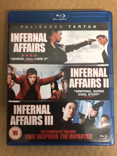 INFERNAL AFFAIRS TRILOGY (Blu-ray) Andy Lau, Tony Leung, OOP, RARE ...