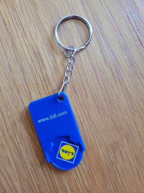 PORTE CLEF - LIDL plastique - jeton de caddie EUR 1,00 - PicClick FR