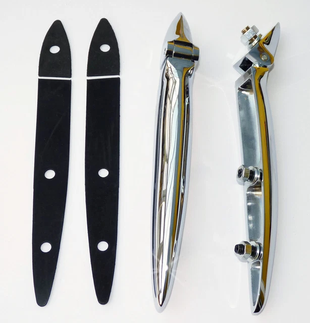 AUSTIN MORRIS MINOR Chrome Boot Hinge Set with Gaskets, ADA4532 ...