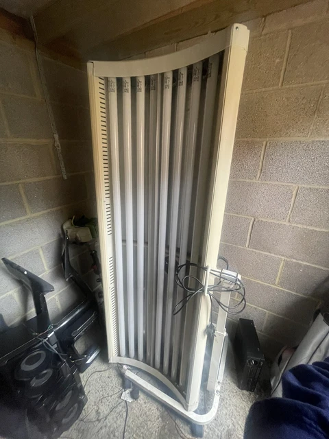 PHILIPS 8TUBE SUNBED Canopy ~ Upright Or Laying Used £60.00 - PicClick UK