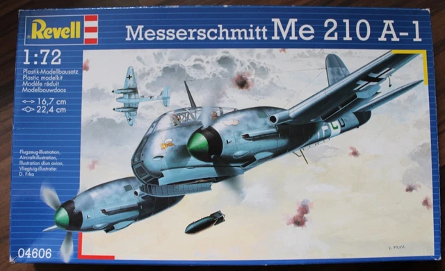 REVELL 04606 - Messerschmitt Me 210 A-1 - 1:72 OVP Selten! EUR 14,90 ...