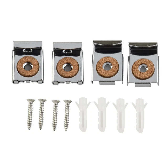 S CURISEZ VOS MIROIRS et illustrations avec ces clips de cintre chrom s et kit EUR 11,53 ...