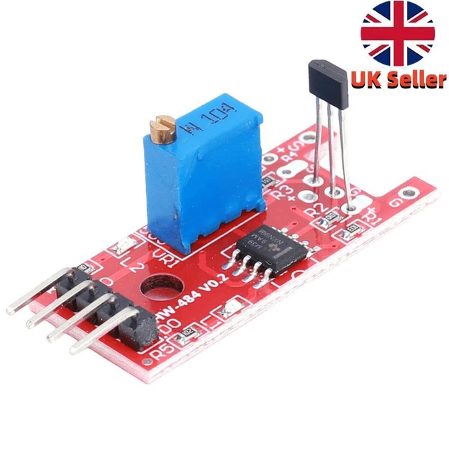 Ky 024 Speed Sensor Module 4pin Hall Effect Magnetic Sensor For Arduino Diy Kit £510 Picclick Uk