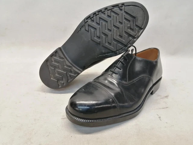 BRITISH ARMY PARADE Shoes Leather Toe Cap RAF Cadet Dress Uniform Male ...