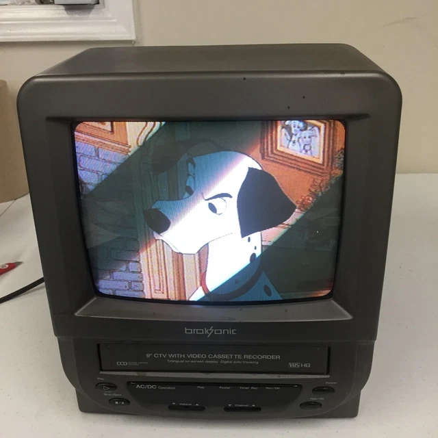 BROKSONIC BOX Type CTSG2799C CTV TV With Video Cassette Recorder 9 Inch ...