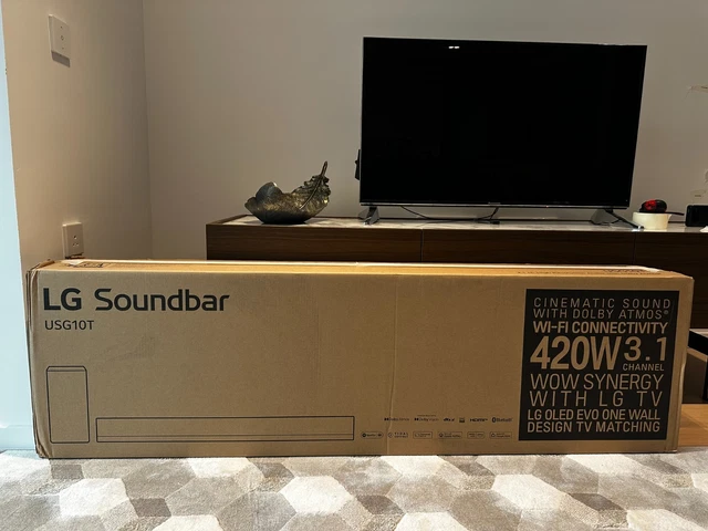 LG USG10TY 3.1 Dolby Atmos Wireless Sound Bar & Subwoofer - OPENED ...