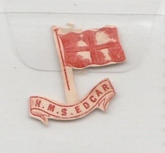 HMS EDGAR ROYAL Navy Rare Victoria British Military Paper Crest EUR 1 ...