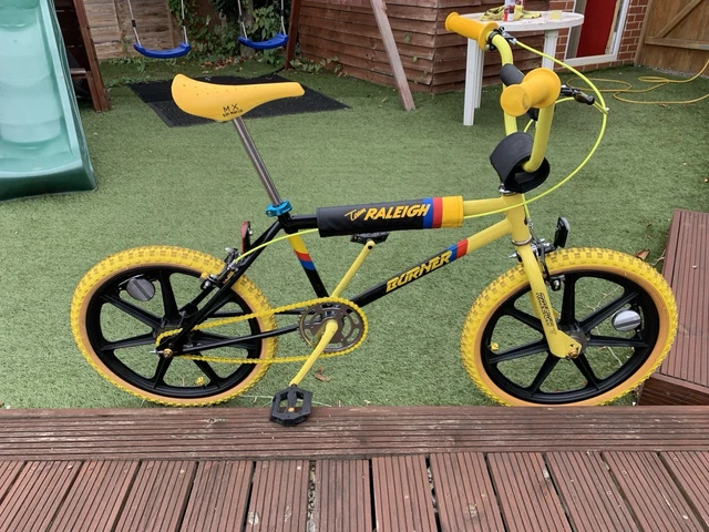 RALEIGH BURNER TEAM Banana 1980s Mk2 BMX Old School £567.68 - PicClick UK