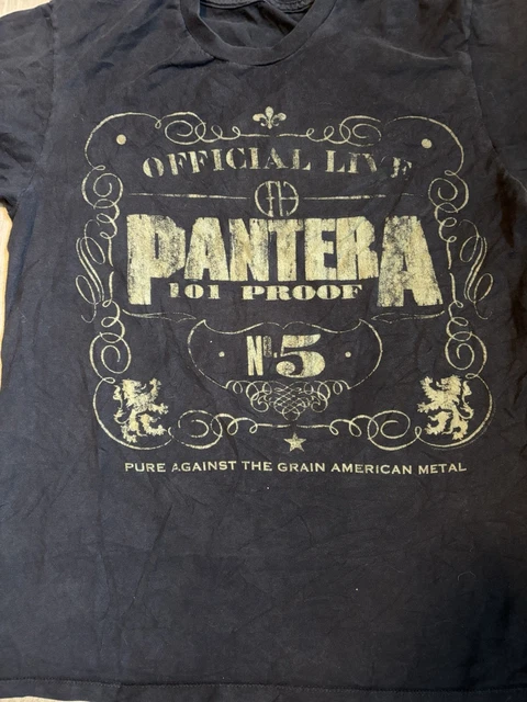 PANTERA OFFICIAL LIVE: 101 Proof Album Cover T Shirt Size Medium £13.38 ...