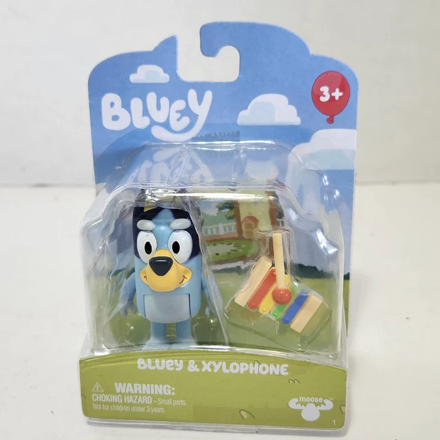 BLUEY ACTION FIGURE - Bluey & Xylophone - New in Box £11.98 - PicClick UK