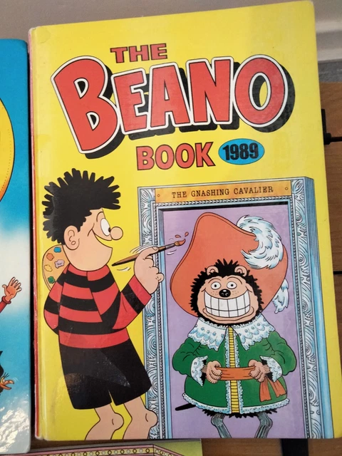 THE BEANO ANNUAL 1987 And 1989 Plus Garfield Spine Showing Wear EUR 7 ...
