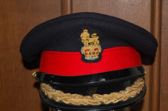 BRITISH ARMY STAFF Officers Peaked Cap £74.99 - PicClick UK