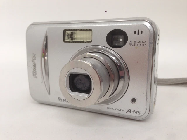 FUJIFILM FINEPIX A345 Compact Digital Camera 4.1 Mega Pixels 3X Zoom In ...