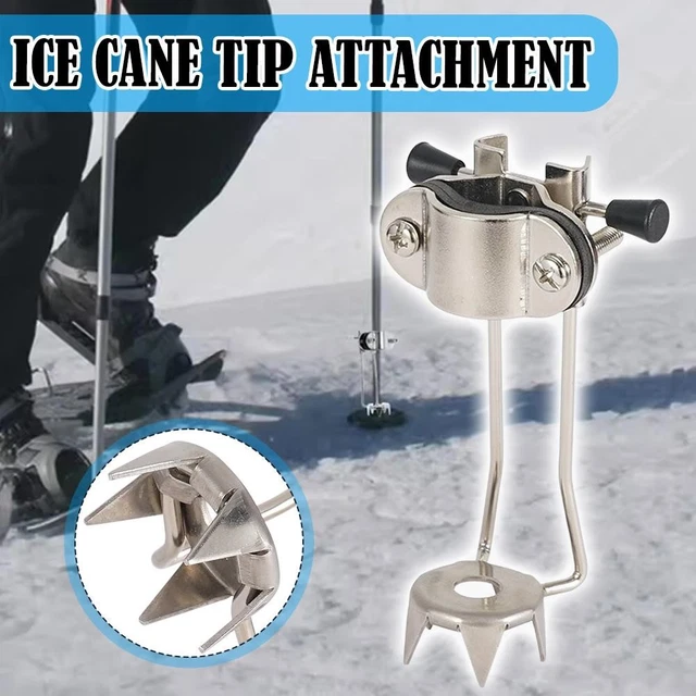 VIVE CANE TIPS for Ice All Terrain Heavy Duty (2Pack) Metal Retractable ...