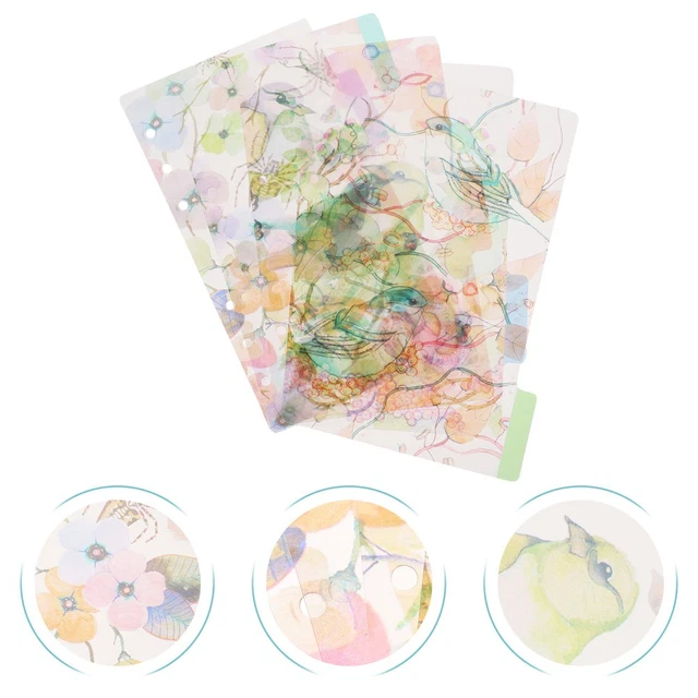 2 SETS INDEX Classified Labels Tab Dividers Notebook Binder Separator ...