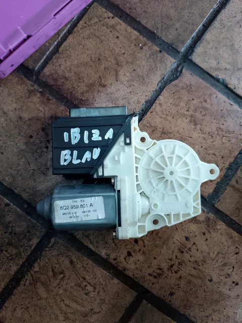 ORIGINAL SEAT IBIZA 6L VW Polo 9N Window Motor Droite 6Q2959801A EUR 26 ...