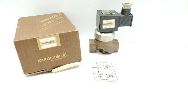 JOUCOMATIC 13700026 24V Solenoid Valve 1/2" NPT New £54.72 - PicClick UK