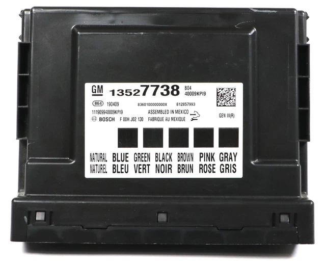 2019 CAMARO SS ZL1 Automatic BCM Body Control Module USED OEM GM ...