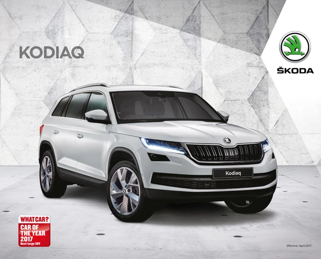 PDF DIGITAL CAR Brochure: Skoda Kodiaq - April 2017 £7.71 - PicClick UK