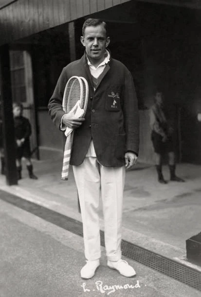 SOUTH AFRICAN TENNIS player Louis Raymond at Wimbledon 1924 Old Photo ...