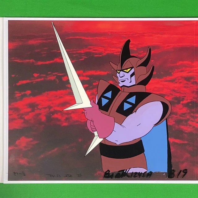 OVERLORD POWER SWORD Filmation Animation Cel Blackstar 1981 Rare Galoob ...