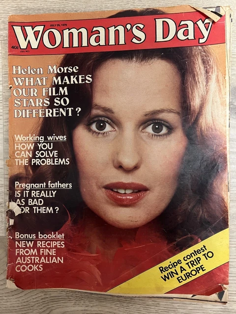 1970S VINTAGE AUSTRALIAN WOMAN'S DAY MAGAZINE JULY 1976 COLLECTABLE ...