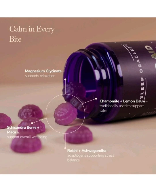 NEW SEALED! SLEEP Oracles Berry Flavour Sleep Aid Gummies £8.71 ...