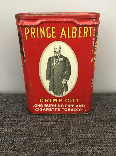 VINTAGE PRINCE ALBERT Tobacco Tin With Tobacco Inside!! £7.00 - PicClick UK