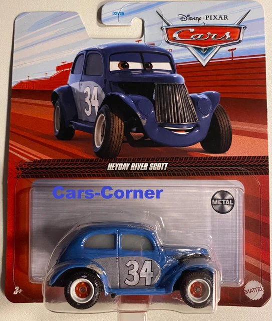 DISNEY PIXAR CARS 3 Evolution Heyday River Scott #34 Dirt Track Racer ...