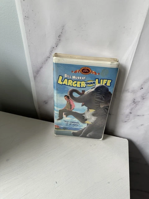 BILL MURRAY - Larger Than Life Movie Vhs Tape - Previously Viewed ...