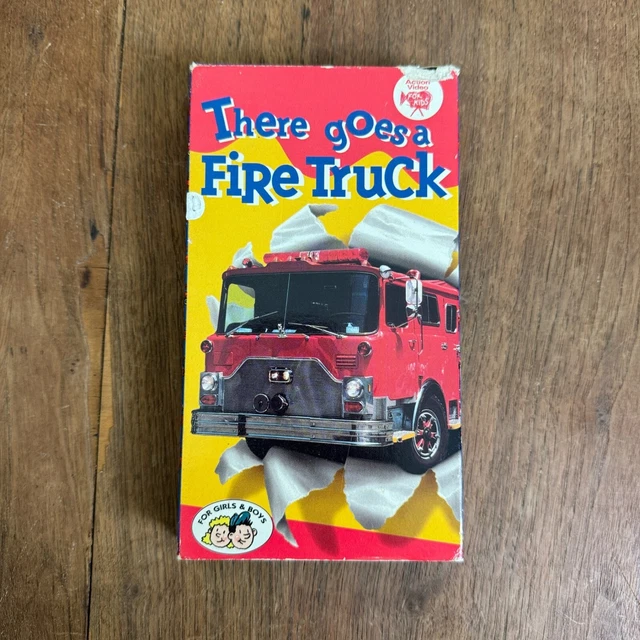 KIDVISION THERE GOES A Fire Truck VHS Tape Kids Action Video 1993 £8.86 ...