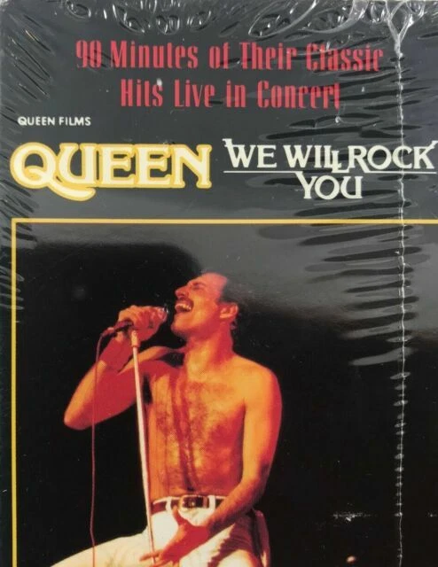 QUEEN WE WILL Rock You VHS 1992 Freddie Mercury Brian May Roger Taylor Deacon EUR 10,31 ...