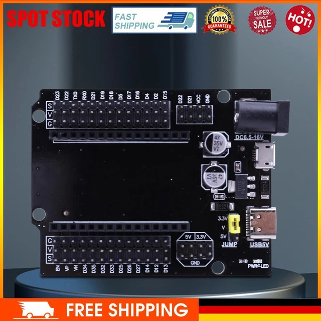 Esp32 Esp32 30p Power Board 24 Ghz Devkit V1 Power Supply Panel Dual