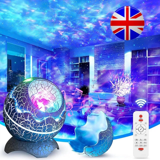 LED DINOSAUR EGG Galaxy Projector Starry Sky Star Projection Light ...