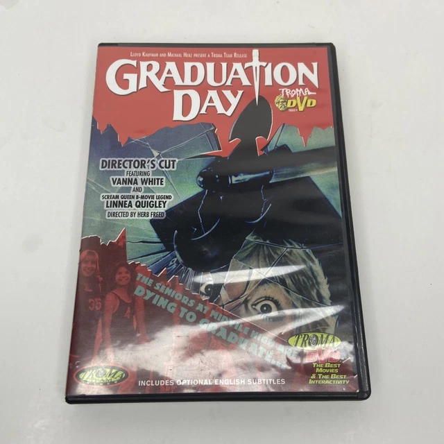 GRADUATION DAY (DVD, 1981) classique slasher horror Troma Studios Canna ...