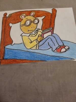 A ORIGINAL A5 Laminated Drawing Of Arthur £5.00 - PicClick UK
