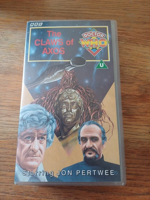 DOCTOR DR WHO BBC VHS VIDEO - THE CLAWS OF AXOS 3rd Dr Master £3.00 ...