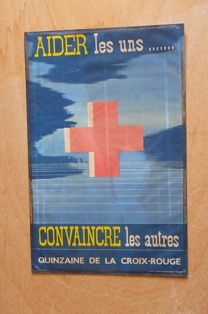 ANCIENNE AFFICHE CROIX Rouge De Belgique EUR 30,00 - PicClick FR