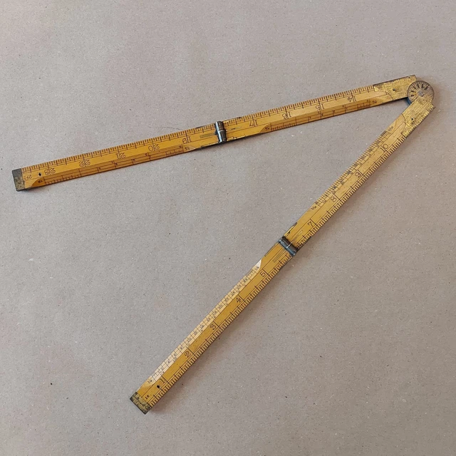 ANTIQUE RABONE NO 1119 4 Panel Folding Ruler / Good Condition (1060) £ ...