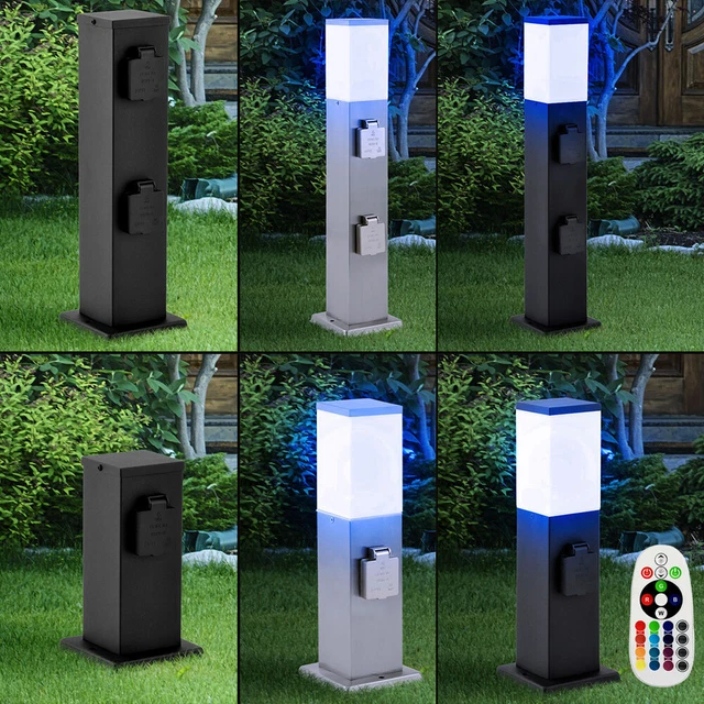 LAMPE À PIED Distributeur D'Énergie Colonne de Prises Courant Éloigné ...