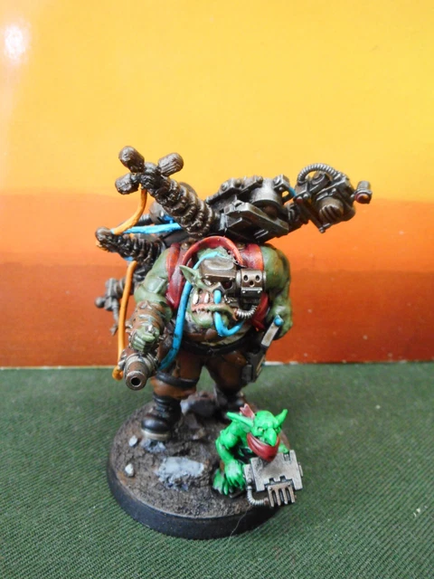 WH 40K MINIATUR Space Orks Kitbash Mekboss Kff Kostum Force Field ...