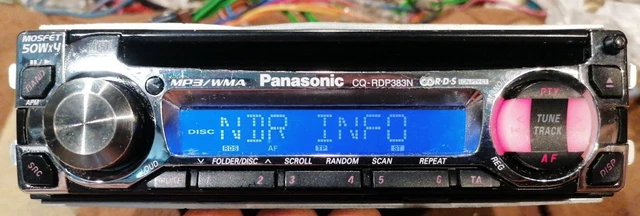 ORG. PANASONIC CQ_RDP 383N Autoradio CD MP3 WMA 50WX4 + Adapter EUR 30 ...