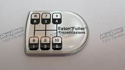 EATON FULLER 10 speed transmission old style D shaped shift knob ...