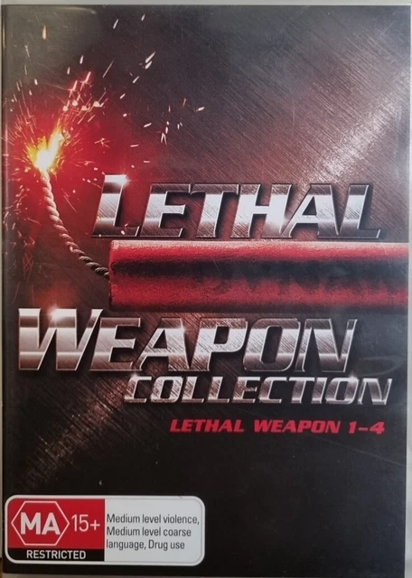 LETHAL WEAPON COLLECTION (DVD, 2010) Mel Gibson, Danny Glover, Region 4 ...